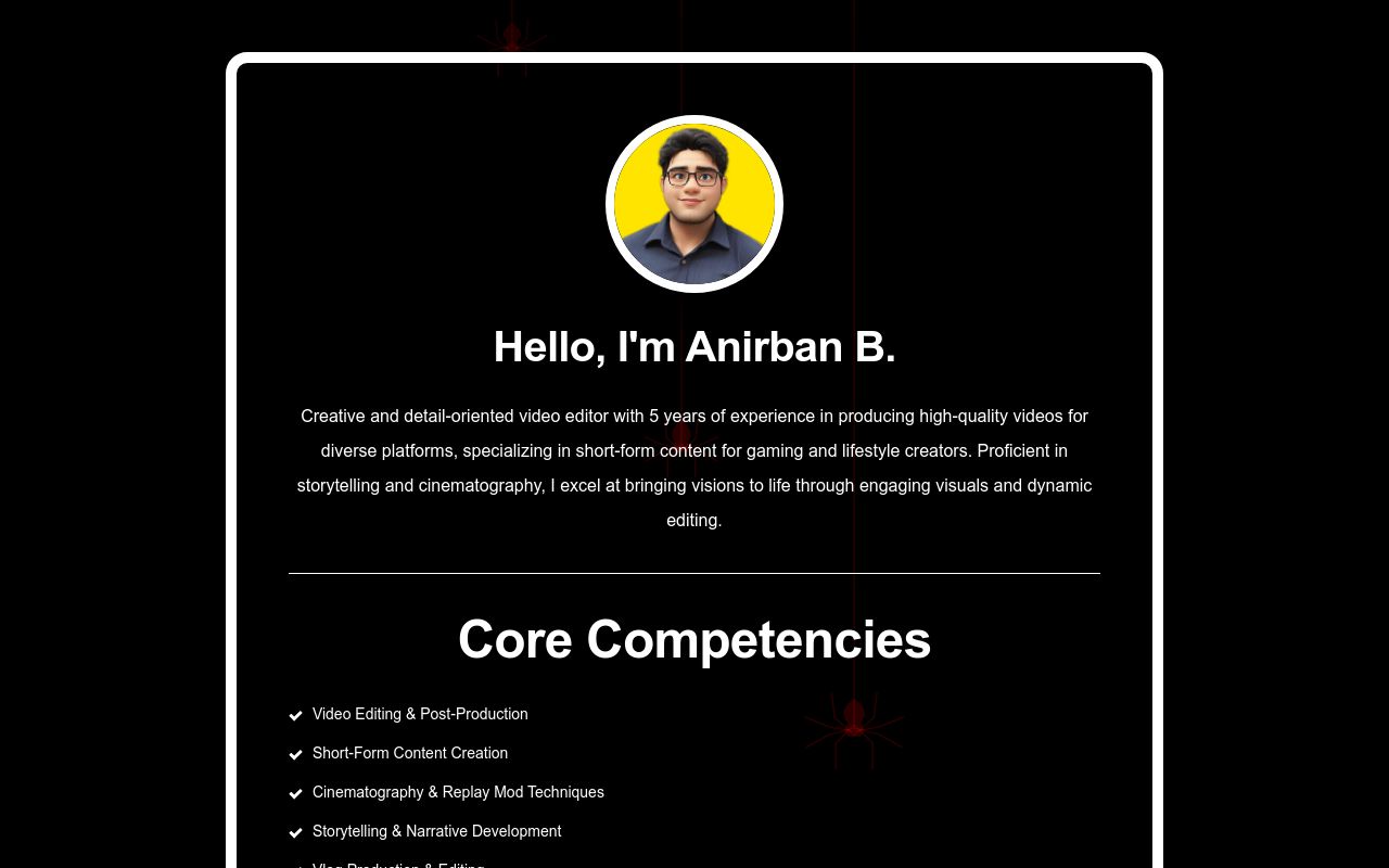 Anirban s Portfolio anirban-s-portfolio
